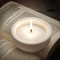 China DIY Crystal Dropper Resin Cement Storage Box, Polished Mirror Surface, Circular Gypsum Candle Cup, Silicone Mold for sale