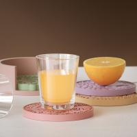 China DIY Crystal Dropper Resin Gypsum Coaster Storage Base, Ocean Series Patterned Trendy Coaster Silicone Mold for sale