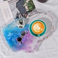 China DIY Crystal Dropping Glue Irregular Tray Mold Irregular Crystal Jewelry Platform Decoration Silicone Mold for sale