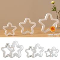 China New Pentagram Silicone Mold DIY Drip Glue Mirror Hollow Star Hanging Ornament Gypsum Mold for sale