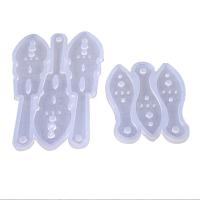 China Fan Mold DIY Crystal Dropper Mold Silicone Mold Fan Bone Mold Feather Fan Token Fan Mini Fan Mold for sale
