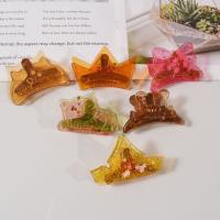 China DIY Crystal Drop Glue Cat Bear Crown Butterfly Hair Clip Hair Clip Shark Clip Jewelry Silicone Mold for sale