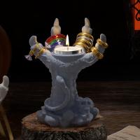 China Dropping Resin Skull, Snake Dragon Claw, Eagle Claw, Candle Holder, DIY Gypsum Hand Decoration, Candle Holder, Silicone Mold for sale