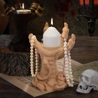China Dropping Resin Skull, Snake Dragon Claw, Eagle Claw, Candle Holder, DIY Gypsum Hand Decoration, Candle Holder, Silicone Mold for sale