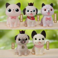 China DIY Drip Glue Kitten Hashchi Fighting Golden Retriever Dog Candle Gypsum Pendant Keychain Silicone Stripping Mold for sale
