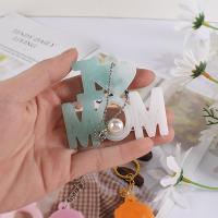 China DIY Dropper Resin Hanging Mill Father's And Mother's Day Gift Hanging Tag Parent-child Keychain Silicone Mold for sale