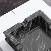 China DIY Crystal Resin Ashtray Mold Minimalist Geometric Ashtray Office Storage Box Silicone Mold for sale