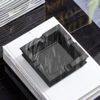 China DIY Crystal Resin Ashtray Mold Minimalist Geometric Ashtray Office Storage Box Silicone Mold for sale