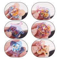 China DIY Crystal Dropper Pumpkin Cart Waffle Circus Tent Petal Balloon Wooden Horse Dog Quicksand Silicone Mold for sale