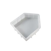 China DIY Crystal Dropper Resin Geometric Body Large Cubic Specimen House Arch Body Mirror Silicone Mold for sale