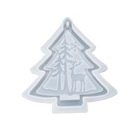 China DIY Crystal Dropper Mold For Christmas Tree, Reindeer Christmas Theme, Hanging Decoration Ornaments, Silicone Mold for sale
