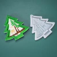 China DIY Crystal Dropper Mold For Christmas Tree, Reindeer Christmas Theme, Hanging Decoration Ornaments, Silicone Mold for sale
