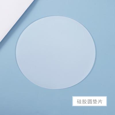 China DIY Crystal Dropper Made Circular Silicone Gasket, Anti Dirty Desktop Pad, Metal Frame Bottom Support Gasket for sale