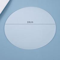 China DIY Crystal Dropper Made Circular Silicone Gasket, Anti Dirty Desktop Pad, Metal Frame Bottom Support Gasket for sale