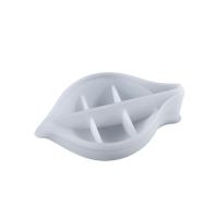 China DIY Crystal Dropping Gel Soap Drain Box Mold Drain Leaf Soap Storage Box Silicone Mold for sale