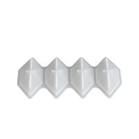 China DIY Four Connected Hexagonal Diamond Gemstone Patch Pendant Earrings Pendant Mirror Drip Silicone Mold for sale