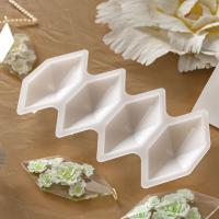China DIY Four Connected Hexagonal Diamond Gemstone Patch Pendant Earrings Pendant Mirror Drip Silicone Mold for sale
