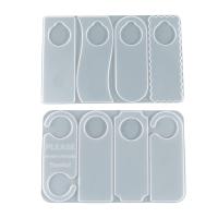 China Crystal Dropper Glue DIY Door Handle Hanging Mold Identification Prompt Door Number Do Not Disturb Door Hanging Silicone Mold for sale