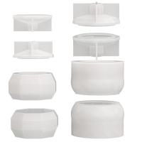 China Diamond shaped storage jar silicone mold DIY aromatherapy gypsum candle cup ornament dropper mold for sale