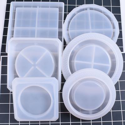 China DIY Crystal Dropper Silicone Mold Silicone Dropper Large Ashtray Three-dimensional Square Diamond Bird's Nest Large for sale