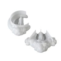 China Cross Border Bubble Cloud Moon Cat Ornament Silicone Mold DIY Aromatherapy Gypsum Starry Sky Cat Jewelry Dropping Mold for sale