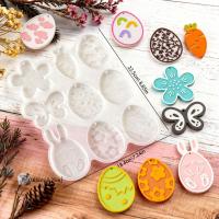 China Easter Eggs, Butterflies, Flowers, Radishes, Rabbits, Easter Egg Pendants, Hanging Accessories, Silicone Molds With Droppings for sale