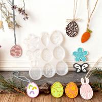 China Easter Eggs, Butterflies, Flowers, Radishes, Rabbits, Easter Egg Pendants, Hanging Accessories, Silicone Molds With Droppings for sale