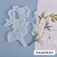 China DIY Crystal Dropping Mold Beautiful Flower Branch Handmade Creative Decoration Platform Crystal Dropping Mold for sale