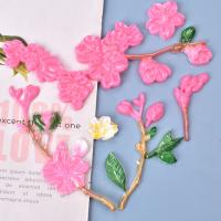 China DIY Crystal Dropping Mold Beautiful Flower Branch Handmade Creative Decoration Platform Crystal Dropping Mold for sale