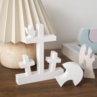 China Easter Angel Family Set Up Candle Mold DIY Aromatherapy Gypsum Cross Decoration Silicone Mold for sale