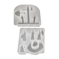 China Easter Angel Family Set Up Candle Mold DIY Aromatherapy Gypsum Cross Decoration Silicone Mold for sale
