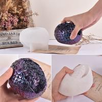 China DIY Crystal Resin Gypsum Dinosaur Egg Baby Silicone Mold Hatching Dinosaur Cub Mold for sale