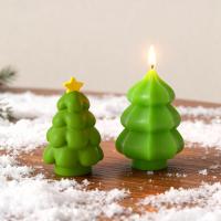China DIY Aromatherapy Gypsum Ice Cream Cream Christmas Tree Christmas Day Candle Decoration Silicone Mold for sale