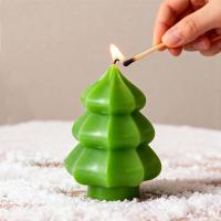 China DIY Aromatherapy Gypsum Ice Cream Cream Christmas Tree Christmas Day Candle Decoration Silicone Mold for sale