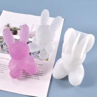 China DIY Crystal Dropping Gel Mold Cute 3D Diamond Bear Little Rabbit Platform Silicone Mold for sale
