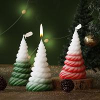 China Christmas Tree Candle Silicone Mold DIY Christmas Aromatherapy Party Candle Gypsum Decorative Ornament Silicone Mold for sale