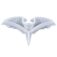 China Dropping Glue DIY Mold Crow Skull Skeleton Gothic Style Pendant Eagle Spreading Wings Ornament Silicone Mold for sale
