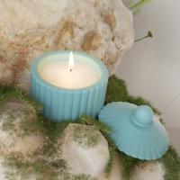 China DIY Silicone Mold Striped Lid Storage Box Container For Plaster Candles, Decorative Ornaments, And Molds for sale