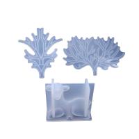 China DIY Crystal Dropper Resin Mold, Deer Horn Tree Branch Display Stand, Jewelry Display Table, Silicone Mold for sale