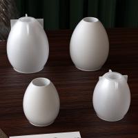 China Cross Border Easter Egg Candle Holder Silicone Mold DIY Aromatherapy Gypsum Egg Candle Base Mold for sale