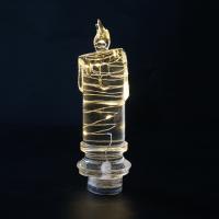 China DIY Crystal Dropper Candle Holder Mold, Small Night Light, Dining Table Decoration, Silicone Mold for sale