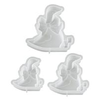 China DIY Cross-border New Large, Medium, And Small Bow White Goose Aroma Gypsum Candle Ornaments Silicone Molds for sale