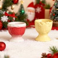 China DIY Aromatherapy Gypsum Deer Pattern Yarn Weaving Pattern Storage Jar Candle Cup Silicone Mold for sale