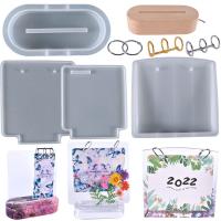 China DIY Crystal Dropper Mold Calendar Hanging Board 2022-2023 Notepad Album Silicone Mold Wholesale for sale