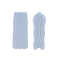 China Crystal Dropper Mold DIY Fan Mold Fan Bone Mold Jewelry Making Creative Feather Fan Mirror Silicone Mold for sale