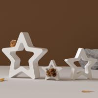 China New Explosive Star Silicone Mold DIY Hollow Pentagram Jewelry Table Drip Plaster Mold for sale
