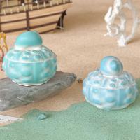 China Cross Border New Product Hot Silicone Mold DIY Round Fat Conch Storage Can Candle Cup Gypsum Mold for sale