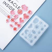 China DIY Crystal Drop Adhesive Hanging Pendant Mold, Cute Pendant Accessories, Earrings, Mirror Silicone Mold Wholesale for sale