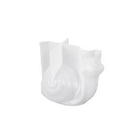 China Large Crystal Dropper Snail Ornament DIY Resin Gypsum Candle 3D Animal Silicone Mold for sale