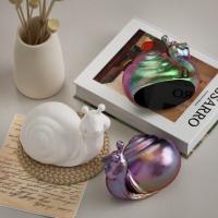 China Large Crystal Dropper Snail Ornament DIY Resin Gypsum Candle 3D Animal Silicone Mold for sale